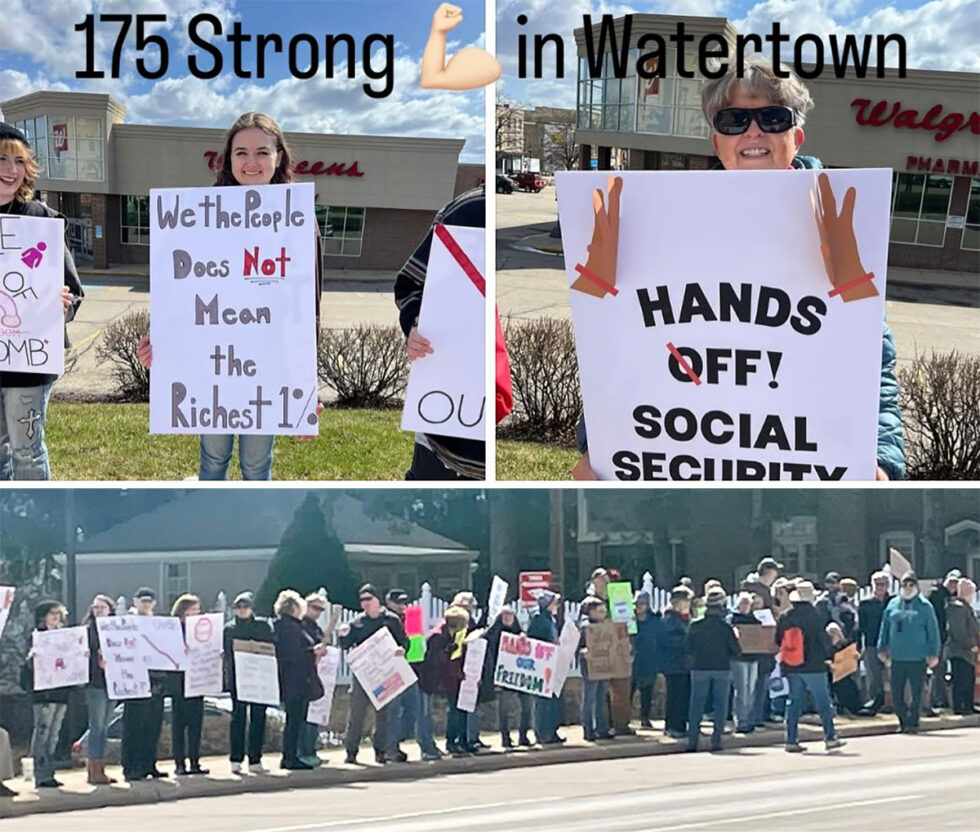 Photos From “HANDS OFF!” – Whitewater & Watertown - Democratic Party of ...